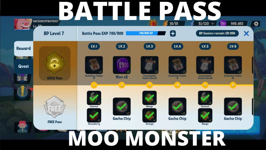 BATTLE PASS - Conheça essa nova opção no jogo Moo Monster - COS.TV