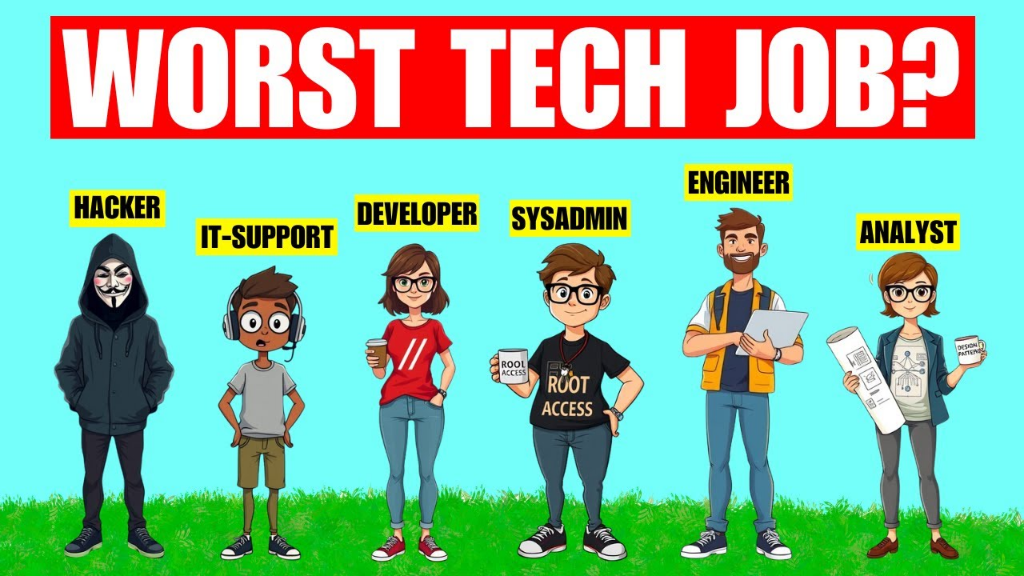 Every Tech Job Explained in 10 minutes - COS.TV