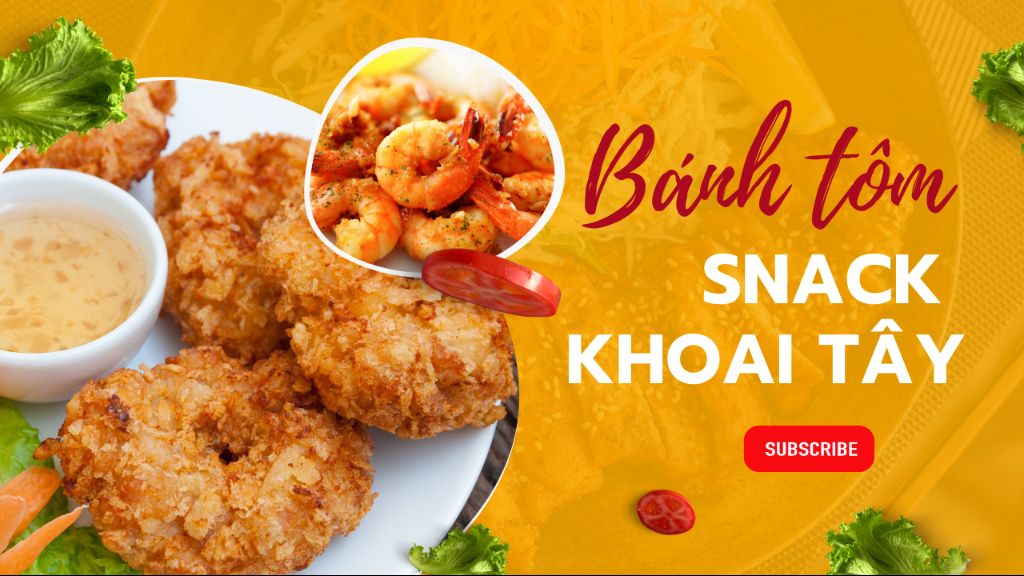 BÁNH TÔM SNACK KHOAI TÂY ai cũng phải mê 🤨 - COS.TV