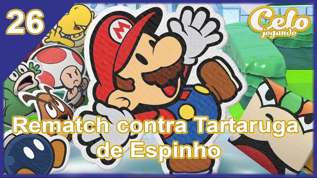 Paper Mario The Origami King #26 - Rematch contra Tartaruga de Espinho ...