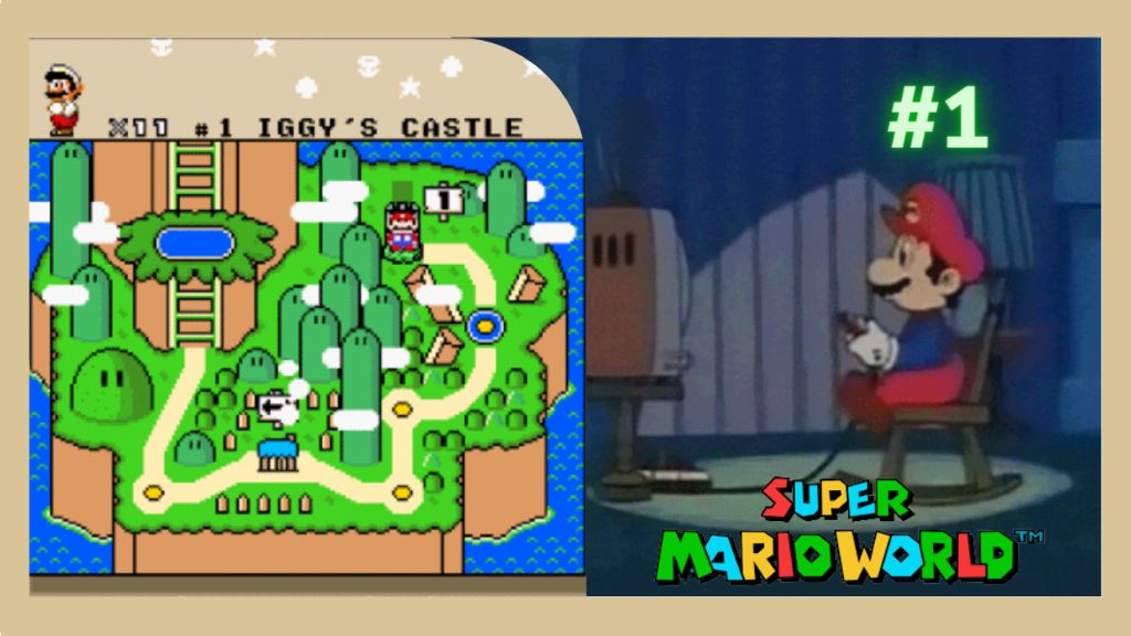 Super Mario World - Gameplay [ Castelo 1 ] - COS.TV
