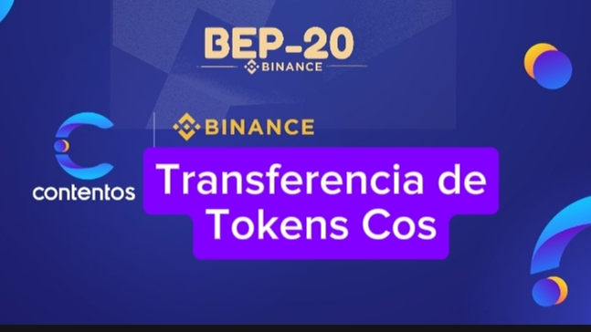 Transferencia 10$ Token Cos desde Binance a mi Billetera Mainnet - COS.TV