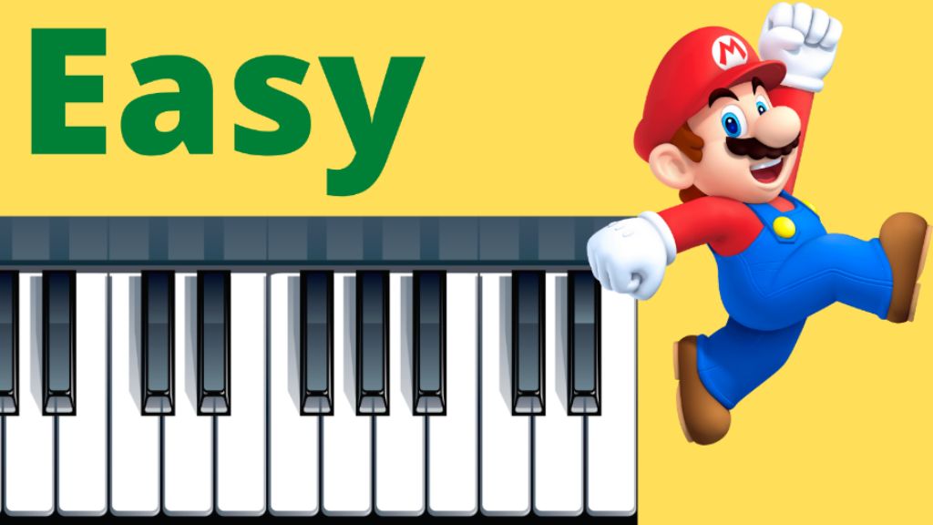 Super mario piano tutorial - COS.TV