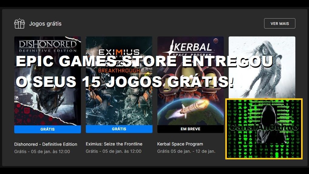 2 jogos GRÁTIS a Epic Games Store liberou hoje para resgate permanente meus Amigos! - COS.TV