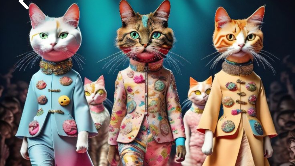 Cats Chinese Dress Fashion Ai - COS.TV