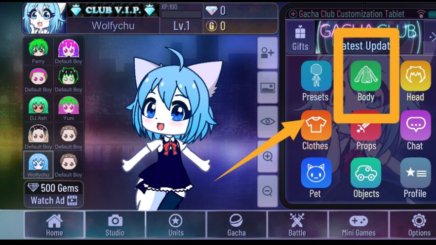 BODY. Gacha Nox - COS.TV