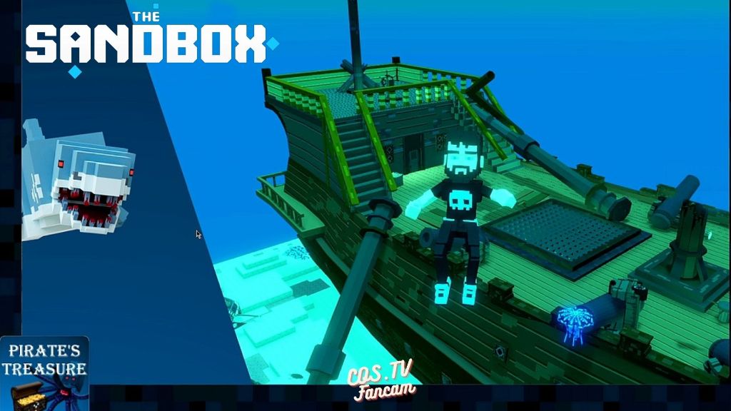 The Sandbox - Pirate's treasure Map Gameplay - COS.TV