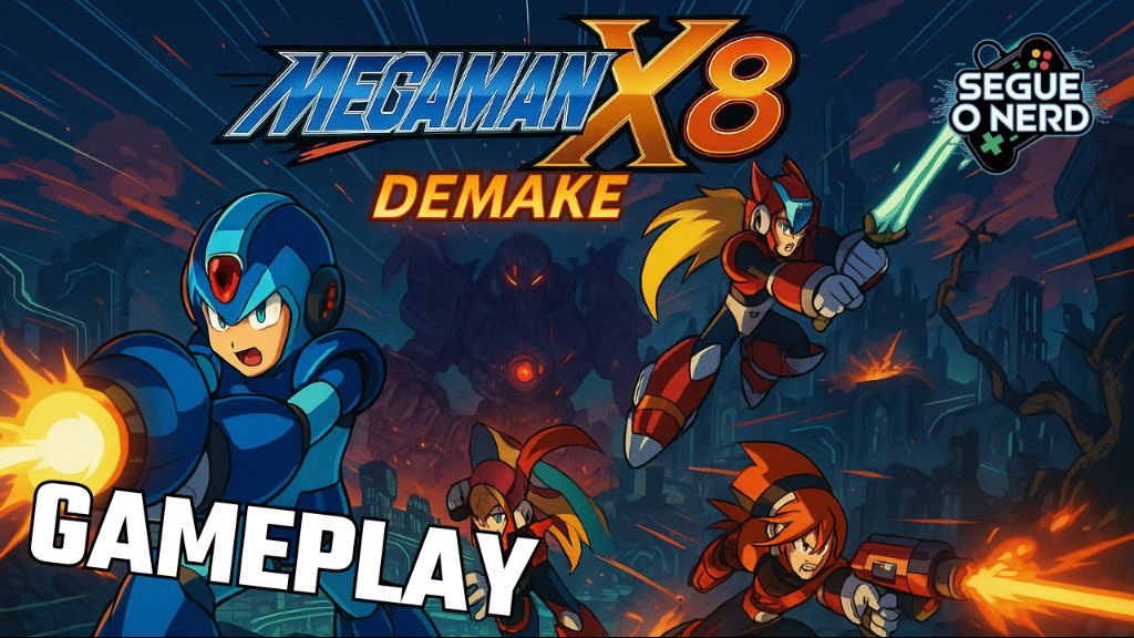 Mega Man X8 Demake / Gameplay / Segue o Nerd / #segueonerd - COS.TV
