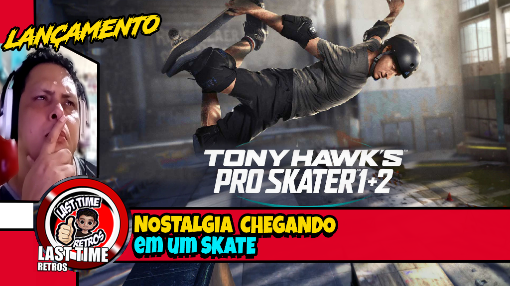 TONY HANKS PRO SKATE 1+2// Nostalgia voltando manobras ao limite//# ...