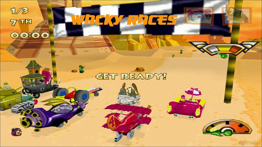 Wacky Races (controle xbox 360, Rx 550 2GB, Core i3 550) videogame de ...