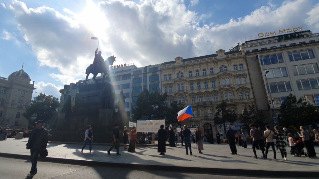 Svatováclavská pouť, Praha 28.9.2021 - COS.TV