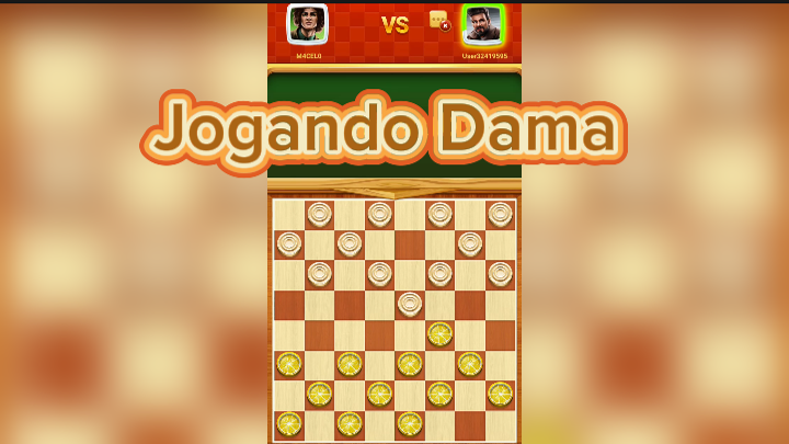 JOGANDO DAMA - Estavam Difícil as Partidas #games - COS.TV