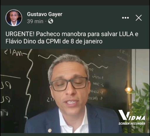 Por Gustavo Gayer... Urgente! Pacheco faz manobra para salvar Lula e ... Por Gustavo Gayer... Urgente! Pacheco faz manobra para salvar Lula e ...
