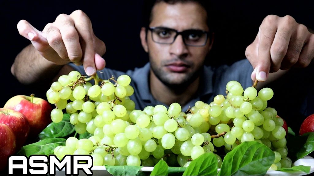 ASMR Grapes eating | Grapes eating ASMR | Fruit mukbang | eating asmr ...