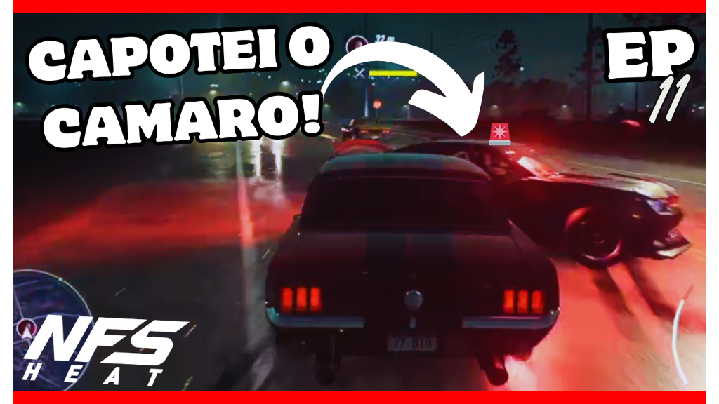 🏎️🕹️ NFS HEAT 🕹️ SHAW CHEGOU NO RACHA E DEU RUIM!!! 🏎️🕹️ - COS.TV