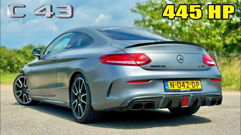 445HP Mercedes AMG C43 TOP SPEED REVIEW on AUTOBAHN - COS.TV