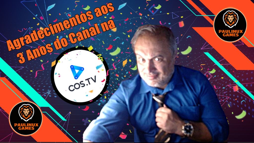 Agradecimentos aos 3 Anos do Canal na COSTV!!! - COS.TV
