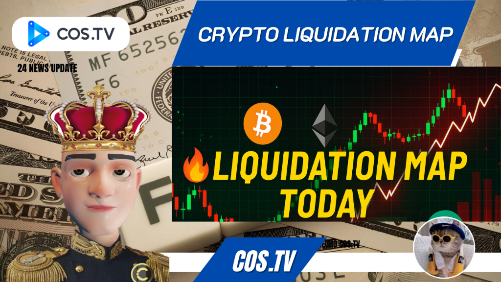 Crypto Liquidation Map - biểu đồ vùng thanh lý - COS.TV