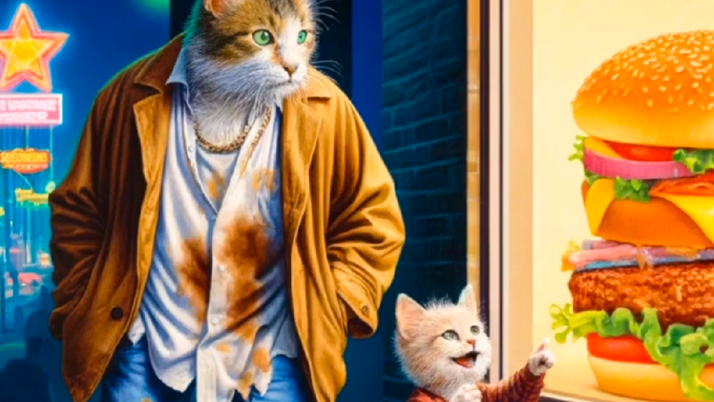 Cute cat son and father said story 😭 - COS.TV