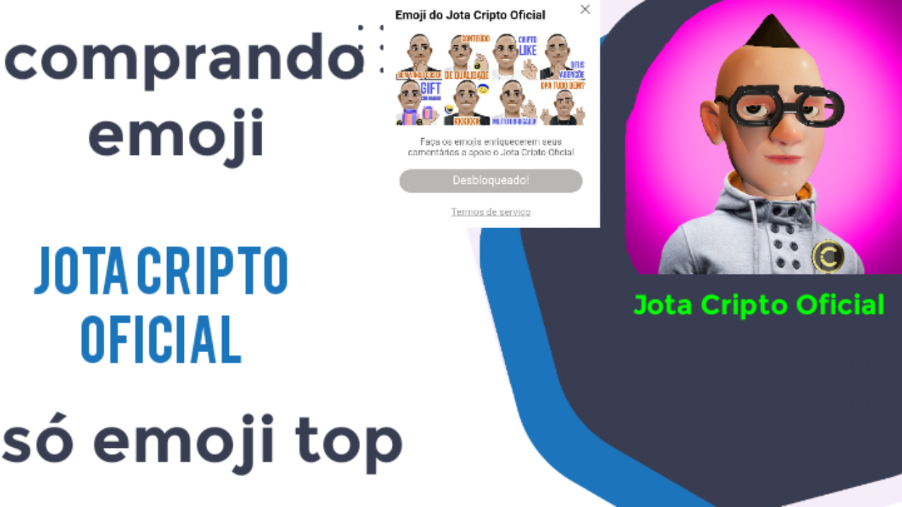 comprando emoji hoje com o canal (jota cripto oficial) - COS.TV