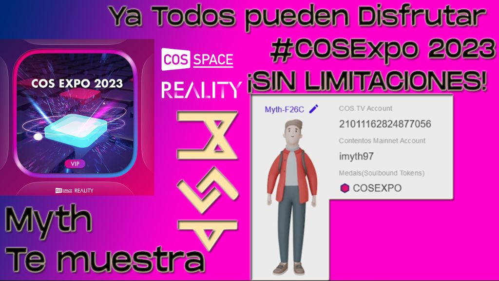 Actualización en COS.Space Ahora todos podemos ser parte de COSExpo ...