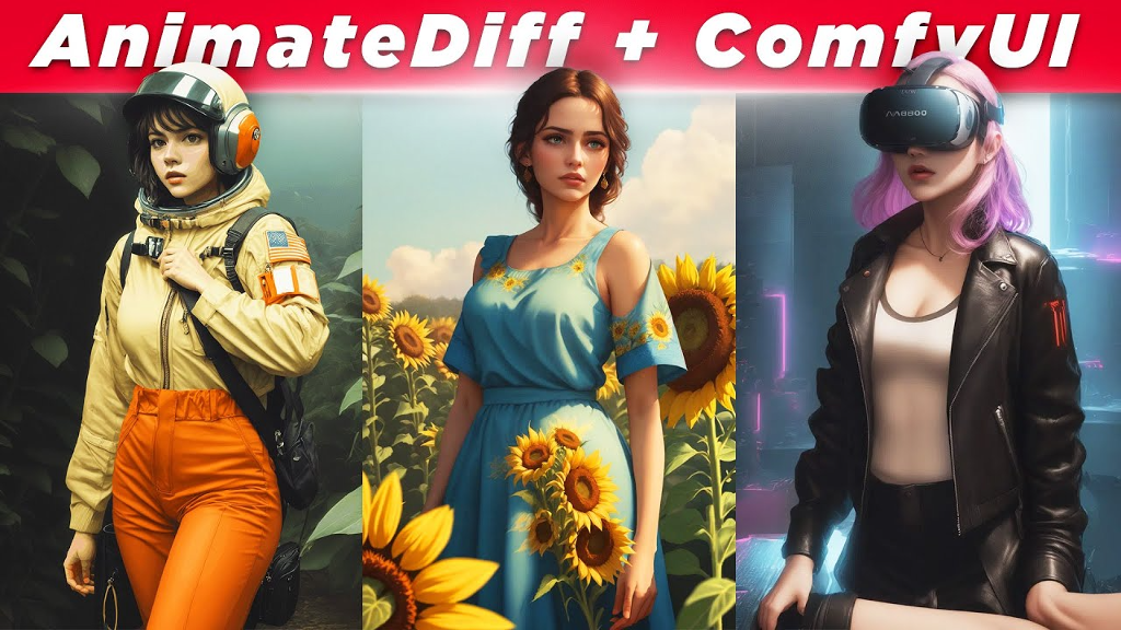 Get Started With AnimateDiff + ComfyUI Text to Animation Tutorial - COS.TV