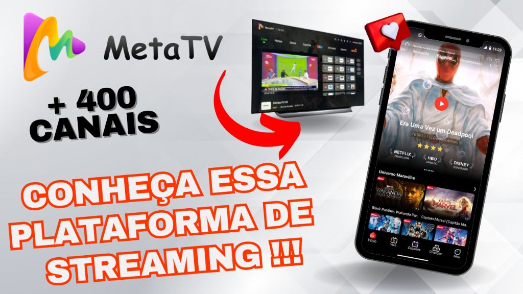 A MELHOR PLATAFORMA DE STREAMING DO BRASIL - META TV - COS.TV