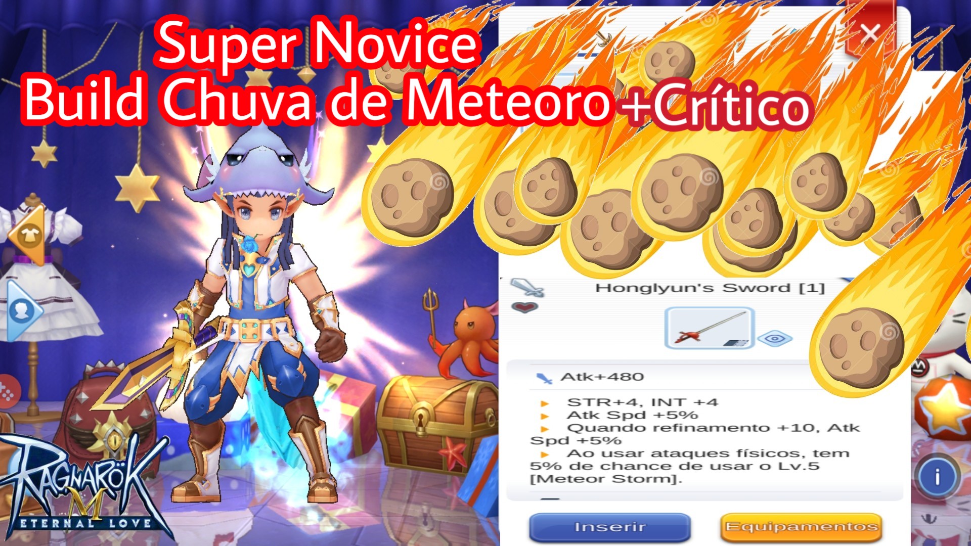 Build Chuva de Meteoro+Crítico (Super Novice) - COS.TV