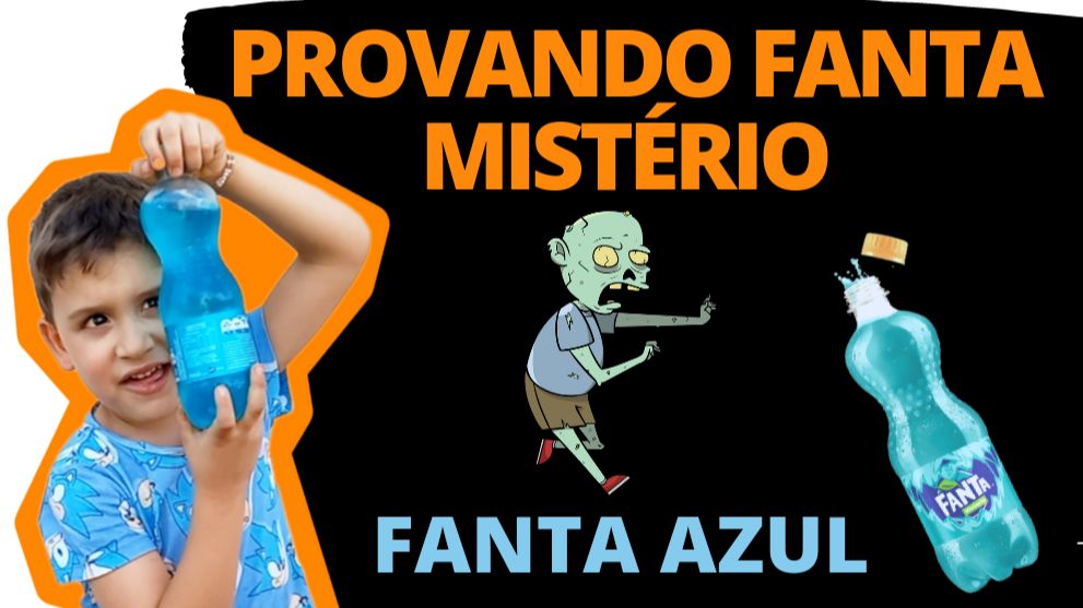 Qual o sabor da Fanta Mistério Zumbi | Fanta Halloween | Fanta Azul # ...