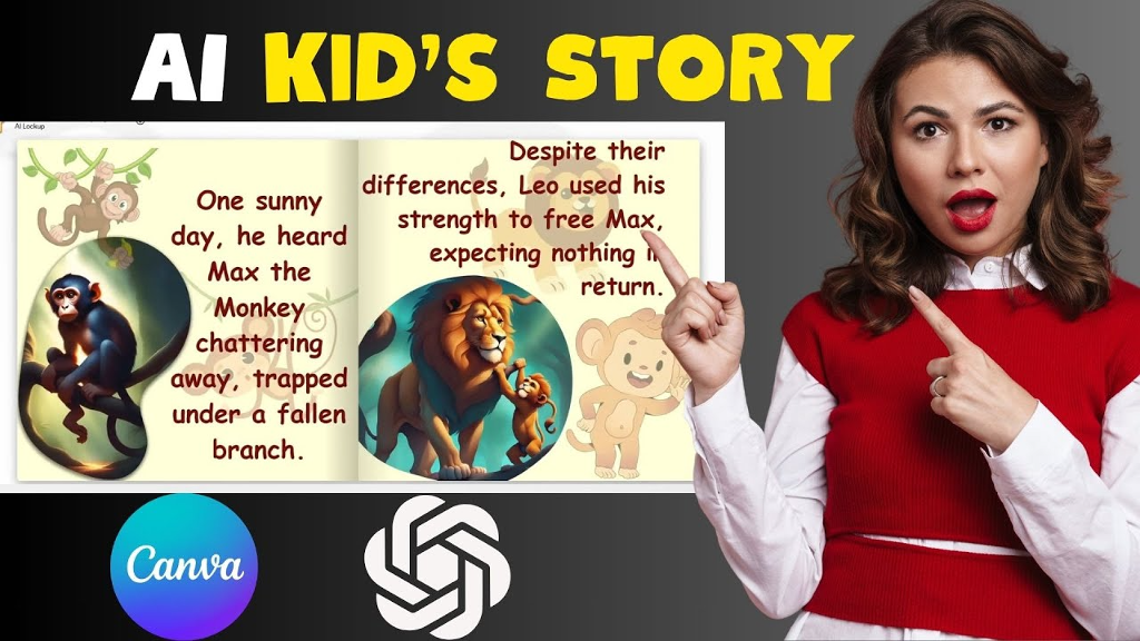 Create Your Kids Story Book Using Canva And ChatGPT _ Children Book ...