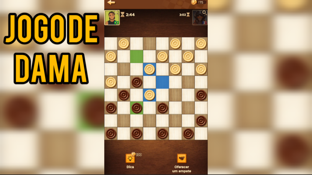 Jogo de DAMA #games - COS.TV