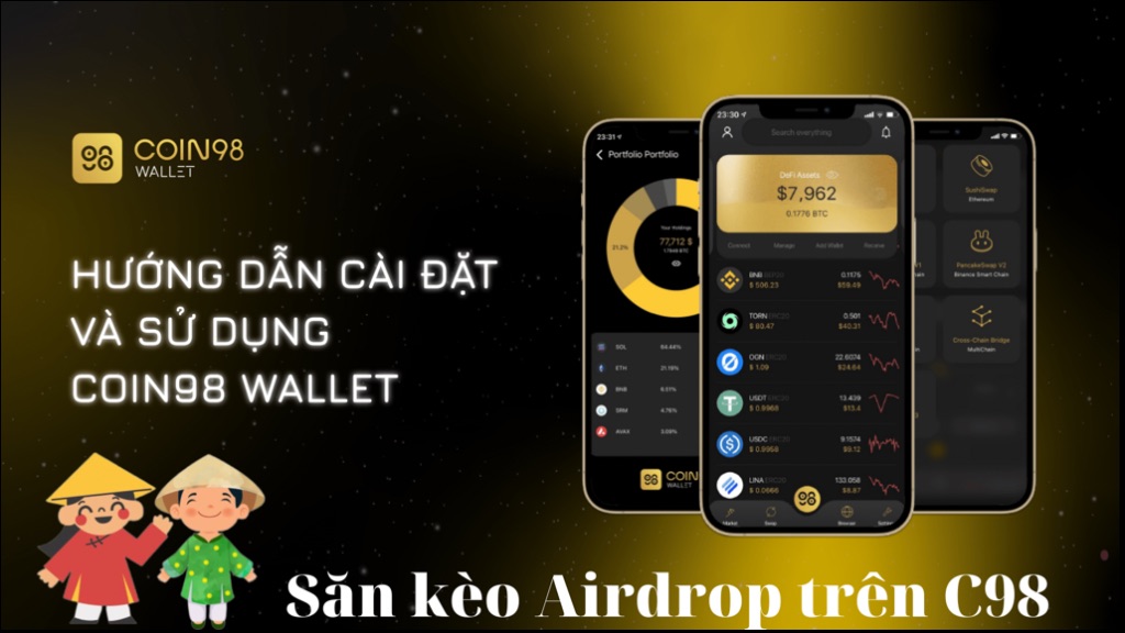 |C98| Cách đăng ký COIN98 WALLET & Săn kèo Airdrop trên C98 - COS.TV
