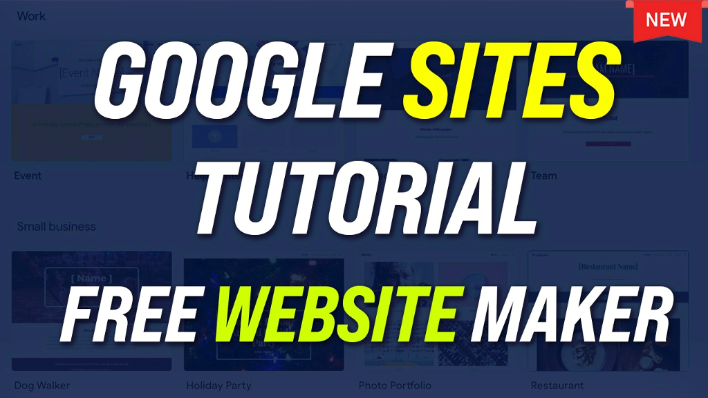 How to Use Google Sites - Free Website Builder - COS.TV
