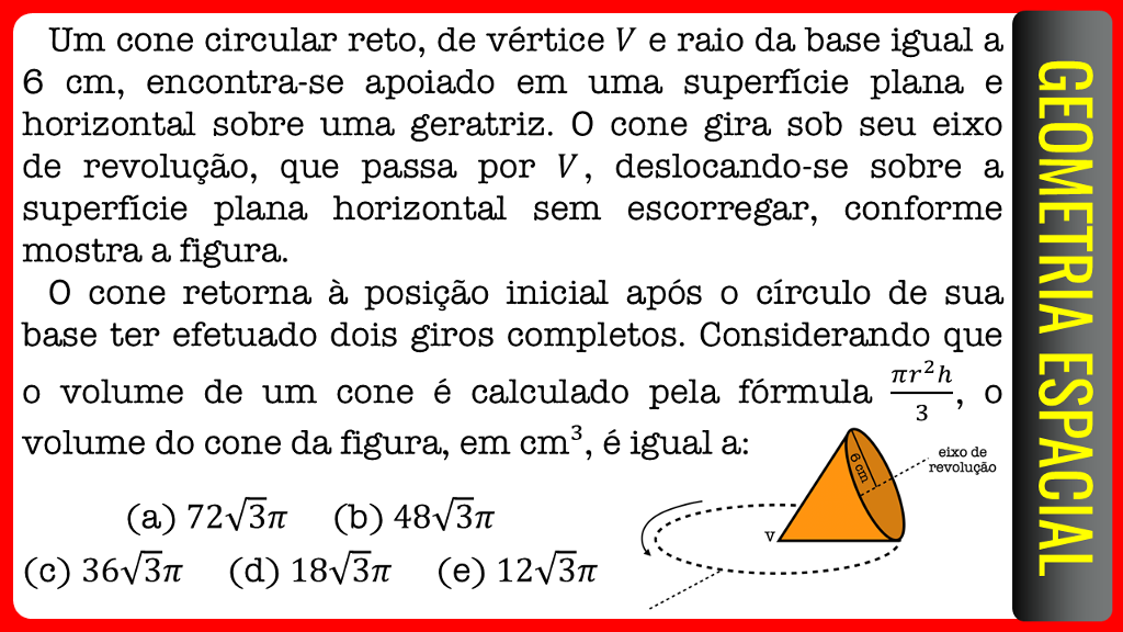 Geometria Espacial || #Matemática #Concurso #ENEM - COS.TV