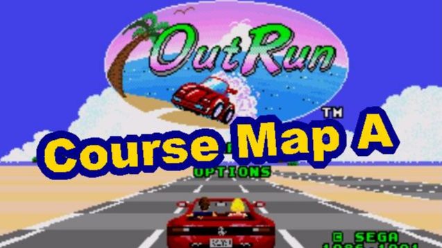 Outrun Course Map A [Mega Drive] [Genesis] saulosm games - COS.TV
