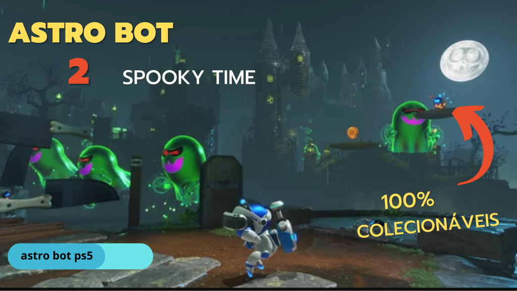 astro bot ( spooky time ) game play - COS.TV