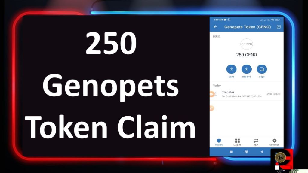 Claim Airdrop Nhận 250 Token Genopets Token (GENO). LIST Pancakeswap 25 ...