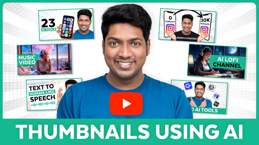How to Make Viral Thumbnails Using AI 🤖 in Seconds 2024 - COS.TV