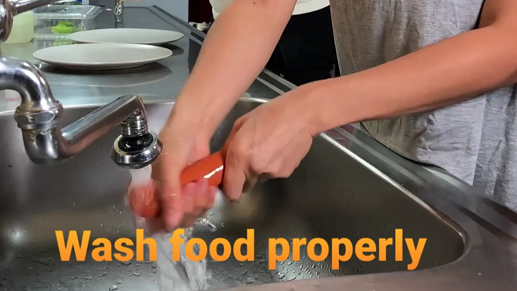 WASH FOOD PROPERLY - COS.TV