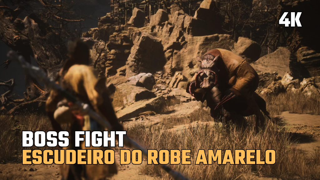 Black Myth Wukong: ESCUDEIRO DO ROBE AMARELO - BOSS FIGHT (PS5) - COS.TV
