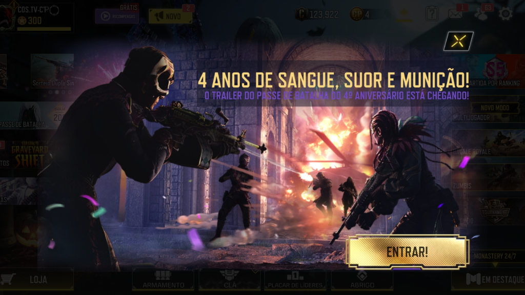 Call of duty mobile game play tiroteio maluco - COS.TV