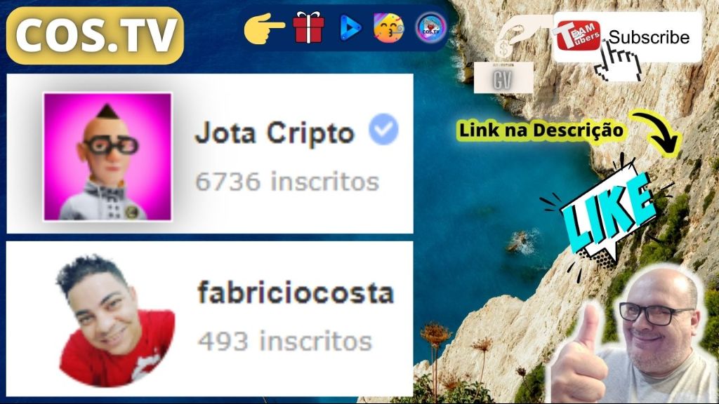 Jota Cripto & fabriciocosta #TEAMTubers #COS.TV #BlackFamily - COS.TV