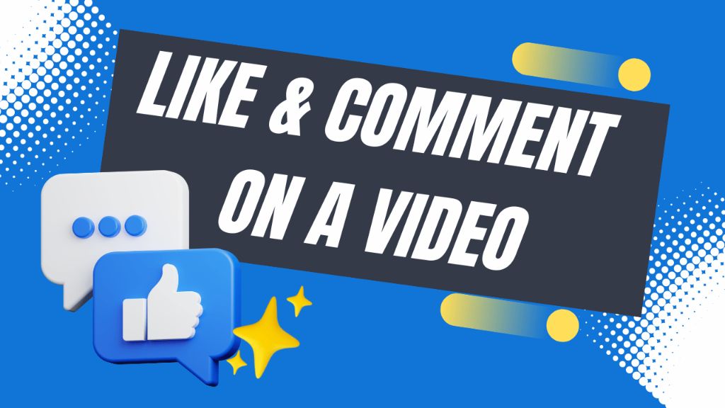Like & Comment on a video - COS.TV