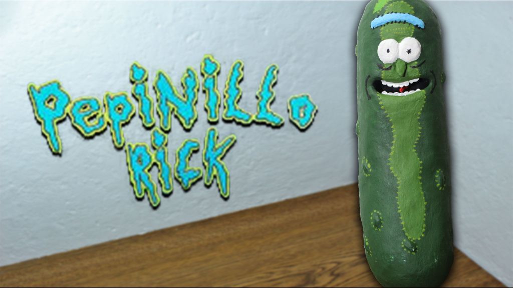 Pintando a Pepinillo Rick | Cartoneria # SONGO - COS.TV