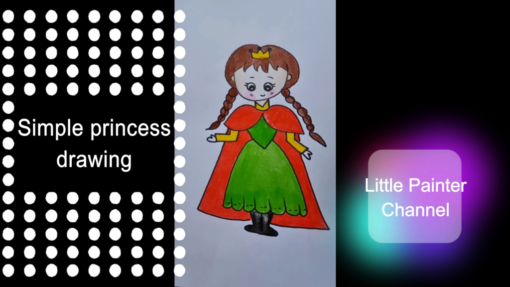 Simple princess drawing - COS.TV