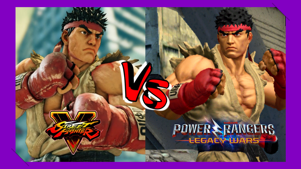 🌟RYU Comparación STREET FIGHTER V vs POWER RANGERS LEGACY WARS 🟣 KaFu64 ...