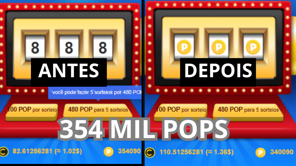 350 MIL POPS ANTES E DEPOIS #POP #COSTV #BITCOIN - COS.TV