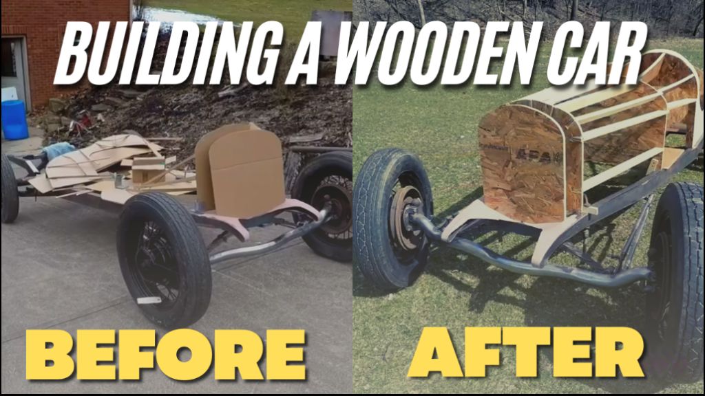 BUILDING A WOODEN CAR FROM SCRATCH 🚗 - COS.TV