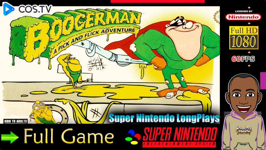 Boogerman: A Pick and Flick Adventure [Complete LongPlay] (Snes) (Super ...