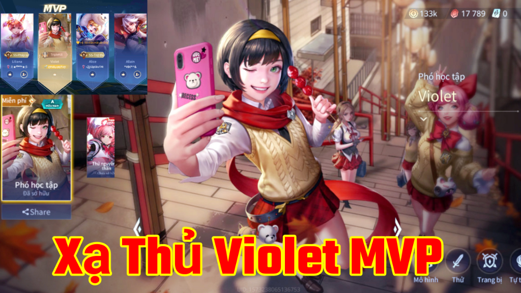Xạ Thủ Violet MVP Game Liên Quân Mobile - HIẾU COS.TV - COS.TV